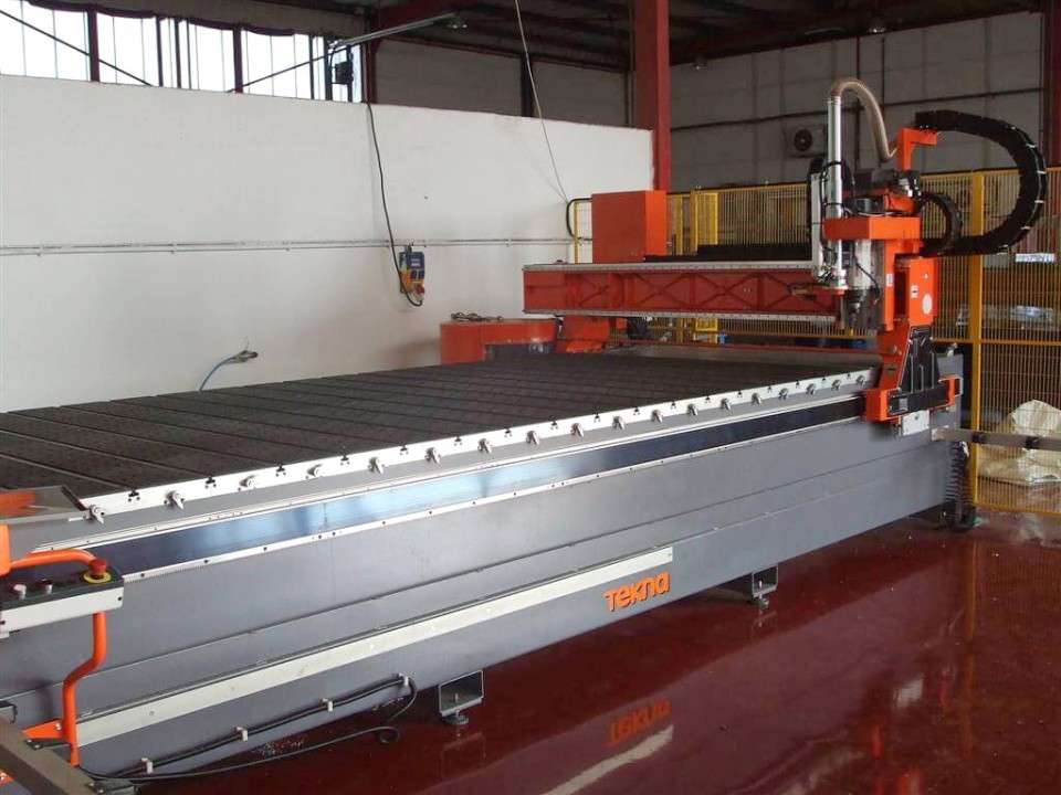 ראוטא CNC לאומיניום TEKNA איטליה 2000X4000 מ"מ